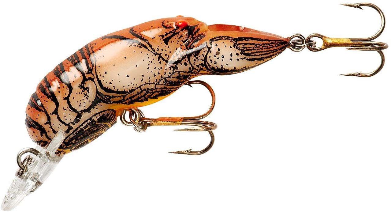 Rebel Lures Original Realistic Crawfish Crankbait Fishing Lure ...