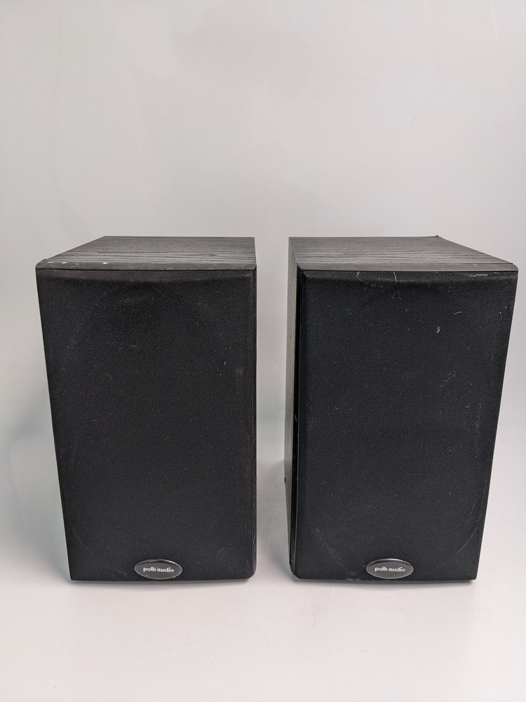 Polk Power Port Dynamic Balance Black Book Shelf Speakers | Sterling ...