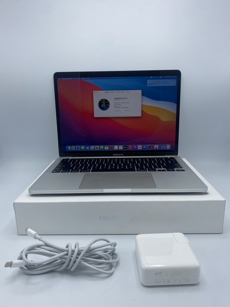 Apple MacBook Pro 2020 13in (256GB SSD, M1, 8GB) Laptop - Silver ...