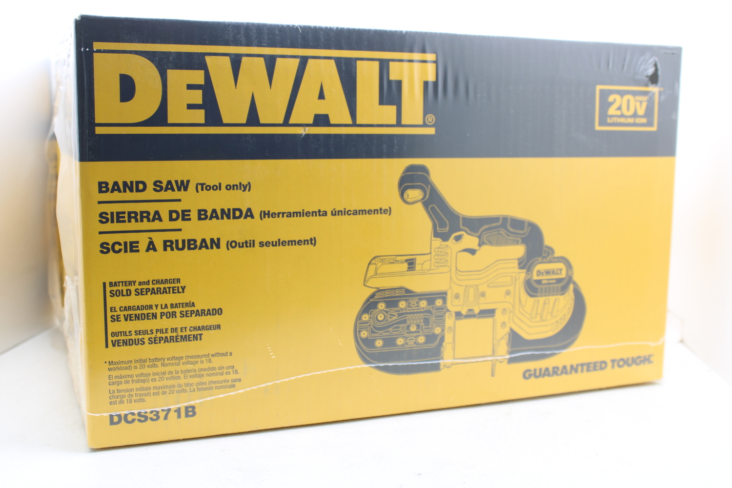 DCS371B 20V MAX* LI-ION BAND SAW (TOOL ONLY) Dewalt | Sterling & Knight ...