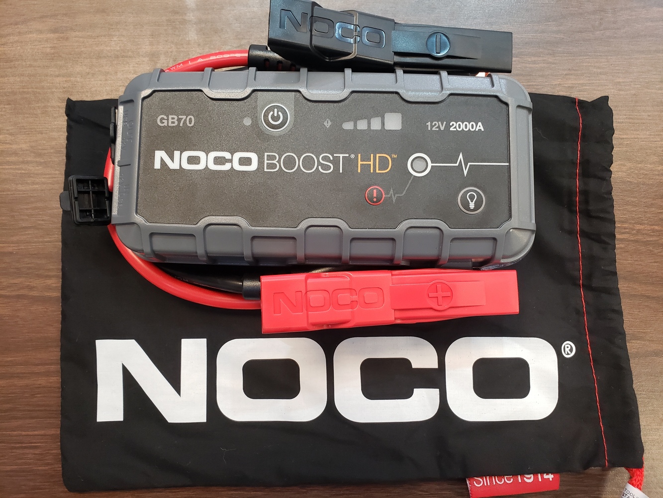 Noco GB70 2000 Amp UltraSafe 12 Volt Lithium Jump Starter Boost Box ...