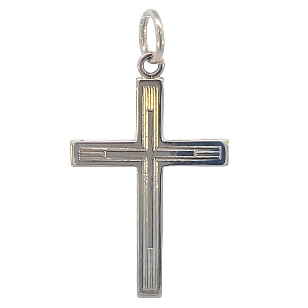 14K Yellow Gold Cross | Sterling & Knight Jewelry & Pawn