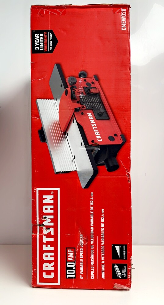 CRAFTSMAN Benchtop Jointer, 10-Amp (CMEW020) | Sterling & Knight ...