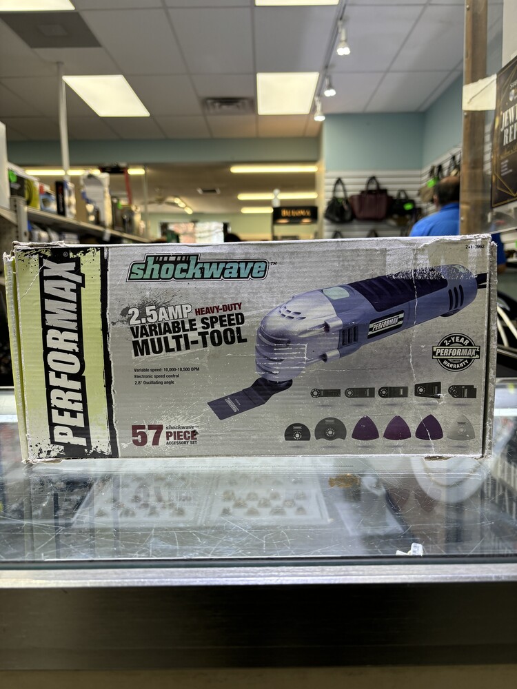 Performax Shockwave 2.5AMP Heavy-Duty Variable Speed Multi-Tool ...