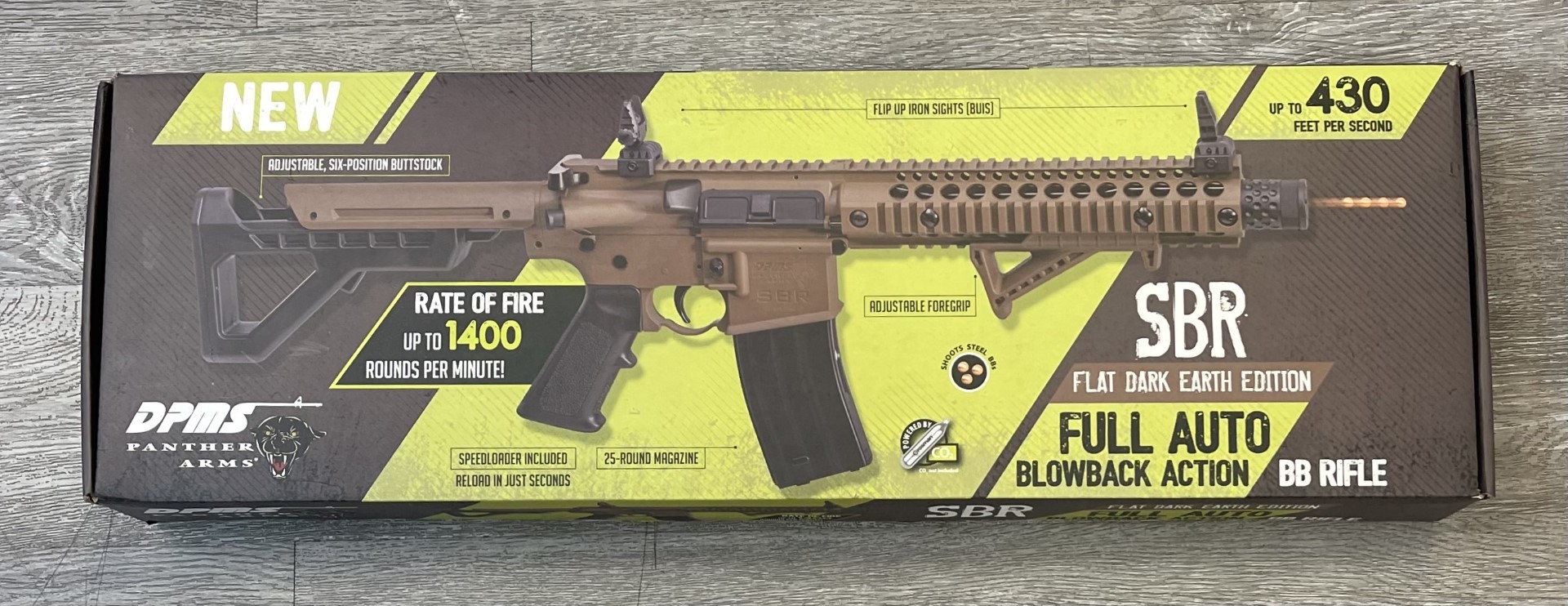 Panther Arms DPMS SBR Full Auto CO2 BB Air Rifle | Sterling & Knight ...