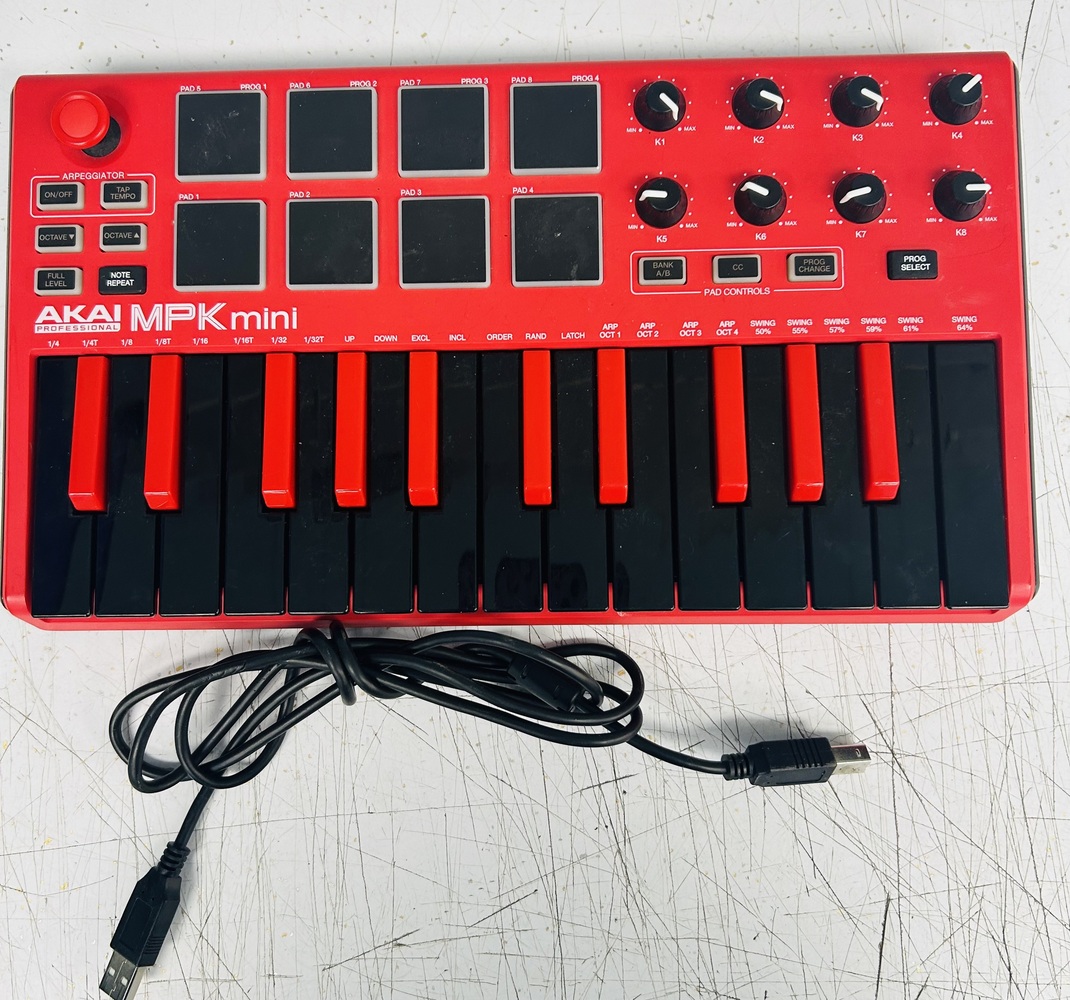 Akai Professional MPK Mini 25-Key 8-Pad MIDI Keyboard Controller ...