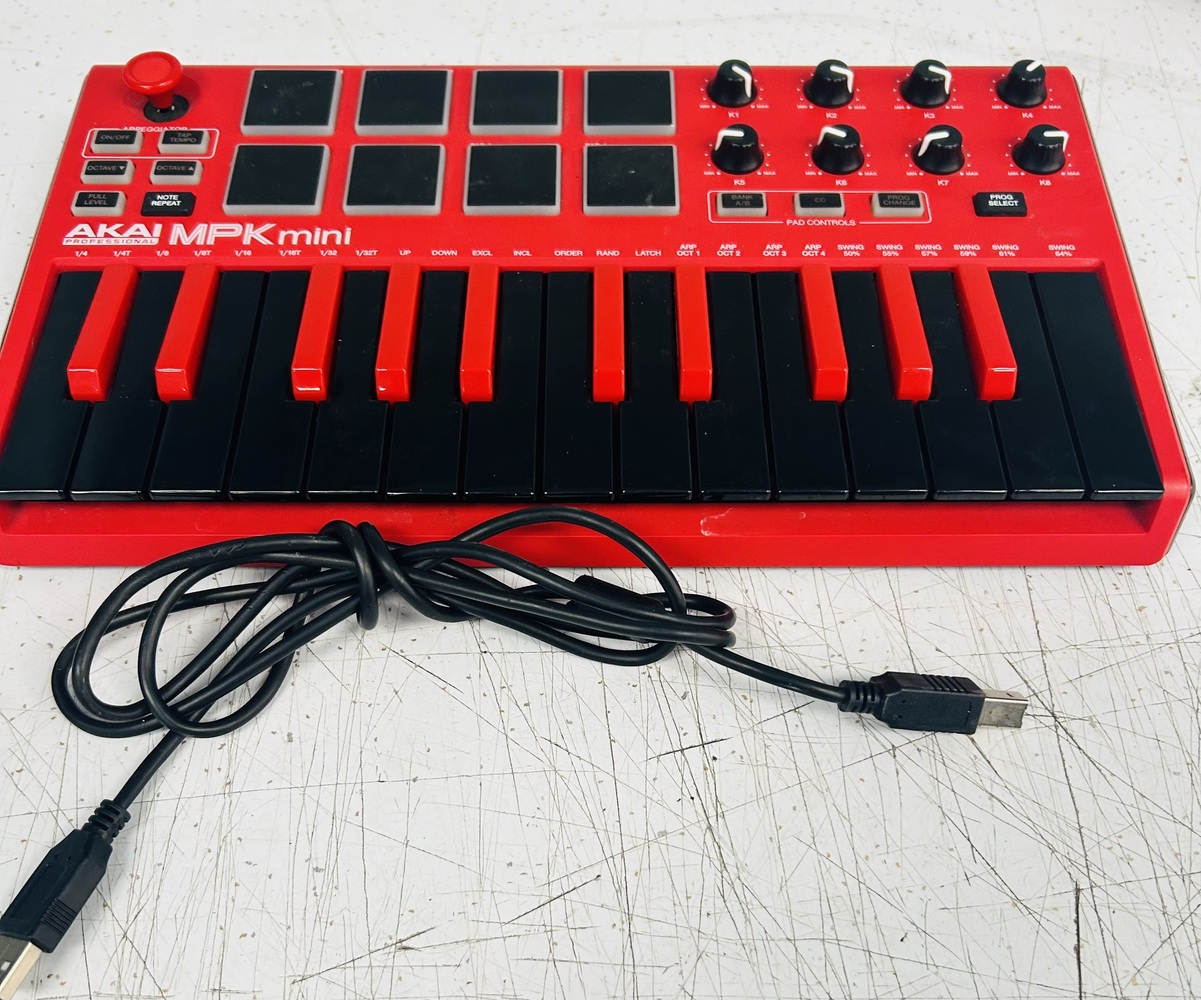 Akai Professional MPK Mini 25-Key 8-Pad MIDI Keyboard Controller ...