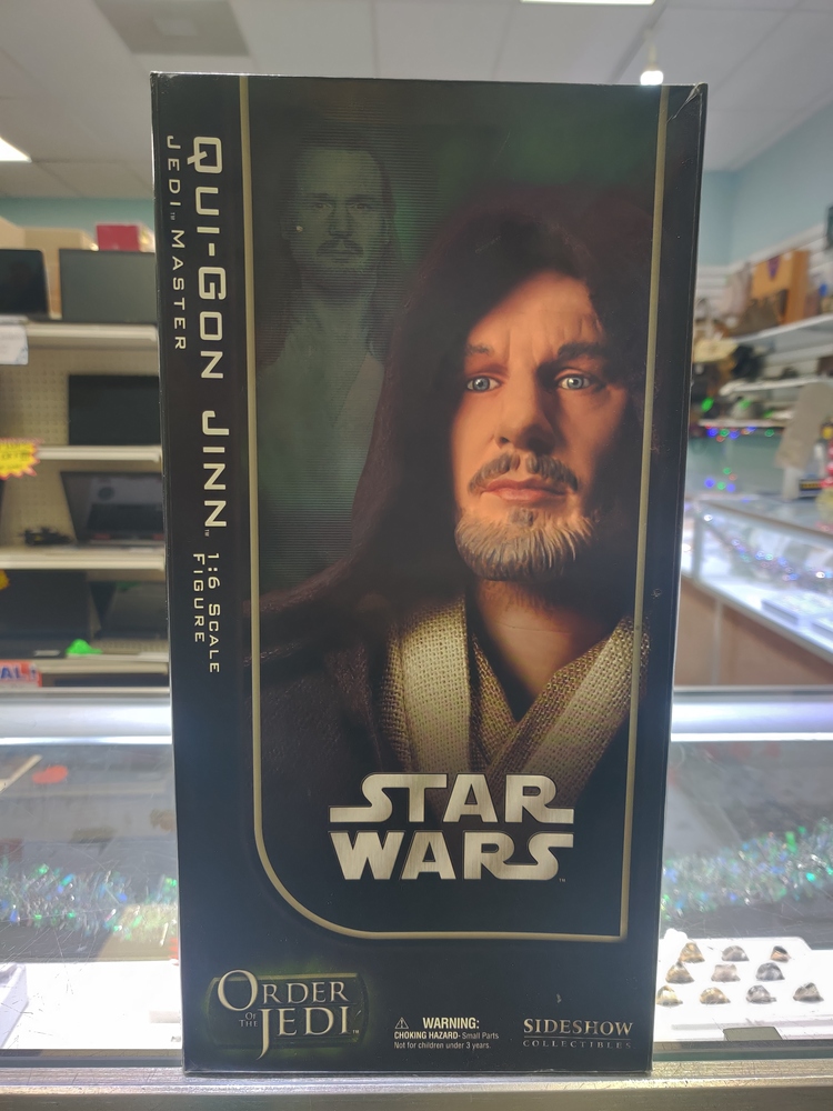 Star Wars Sideshow Collectibles Qui-gon Jinn 1 6 Scale Figure ...