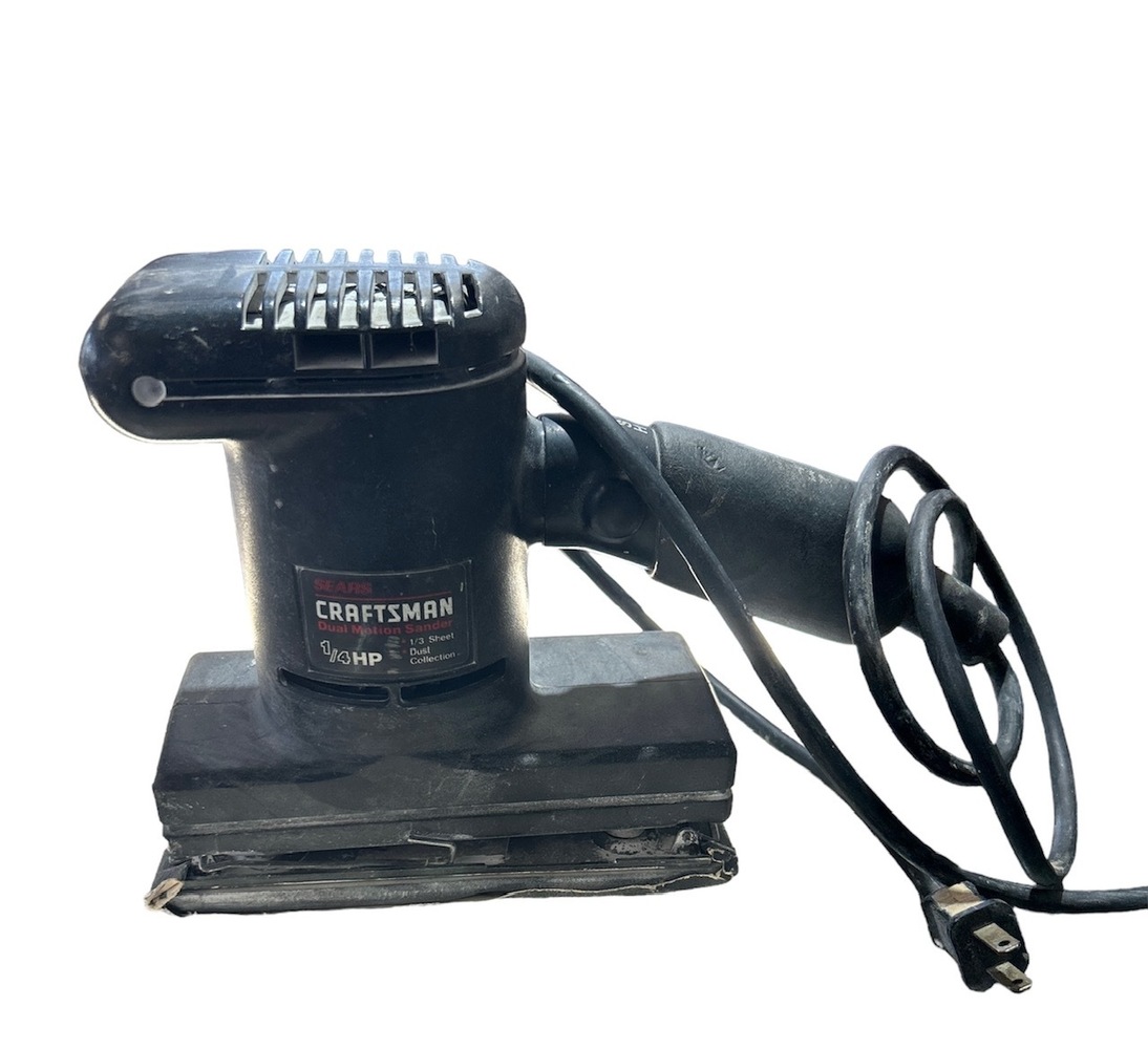 CRAFTSMAN DUAL MOTION SANDER, 1/3 SHEET, 1/4 HP | Sterling & Knight ...