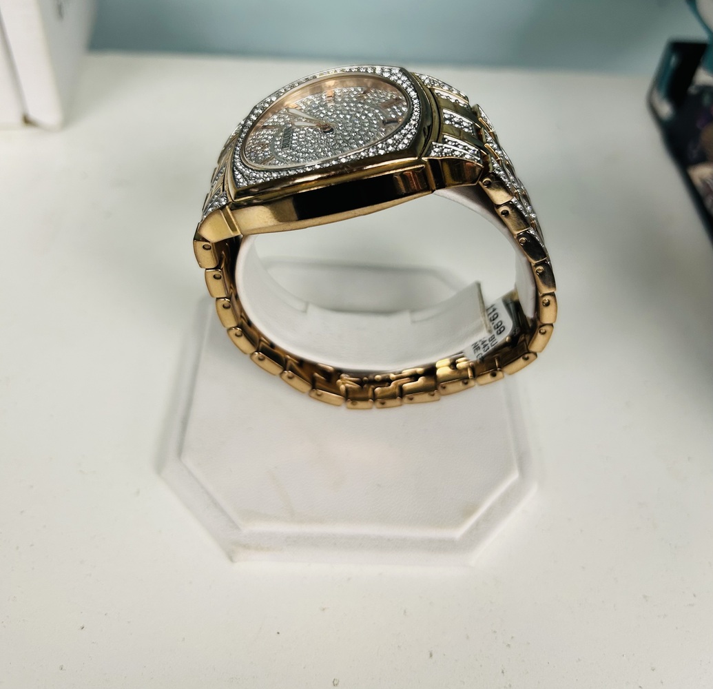 Bulova Phantom Men's Crystal Quartz Gold Tone Stainless Steel Watch 40 ...