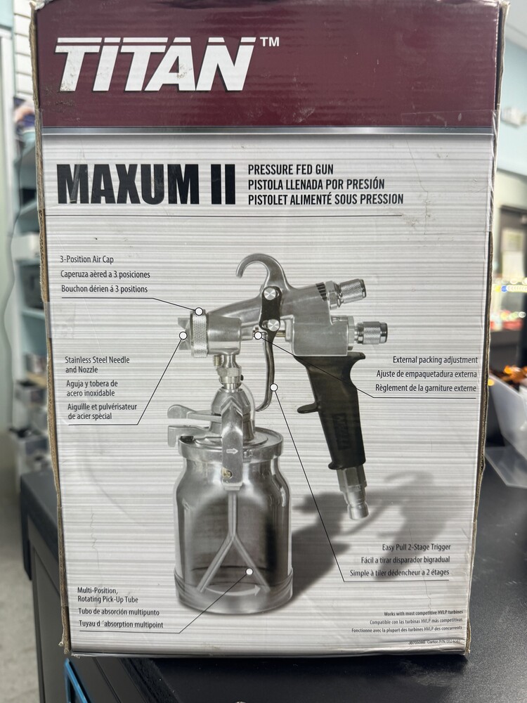 Titan Capspray Maxum II HVLP Spray Gun Wagner | Sterling & Knight ...