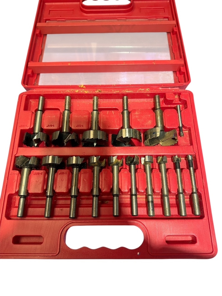 Hickory Forstner Woodworking 16 Pc Bit Set FBS-1016 1/4"- 2 1/8" 1/8 ...