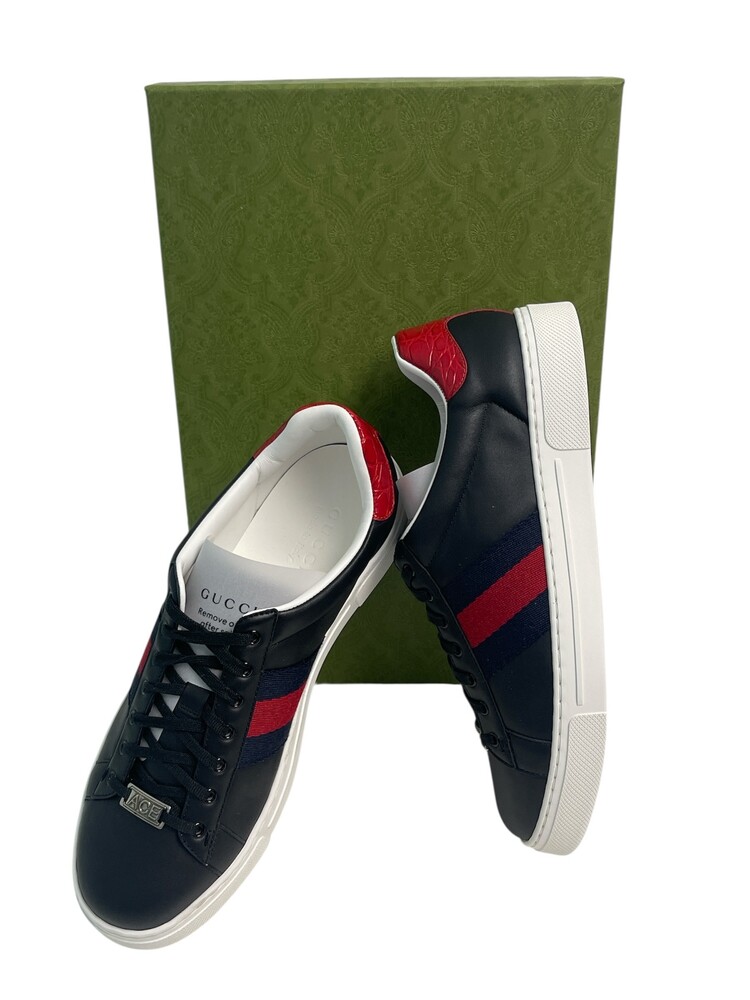 Gucci Ace Men's Sneakers with Web | Sterling & Knight Jewelry & Pawn